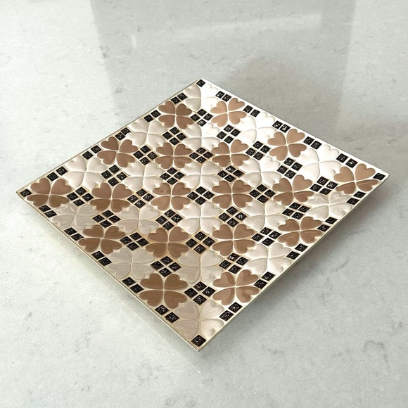 Accents | Vintage Mid Century Modern Square Shape Multi Color Ceramic ...